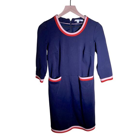 Boden | Dresses | Boden Double Lined Heavyweight Preppy Long Sleeve Mod ...